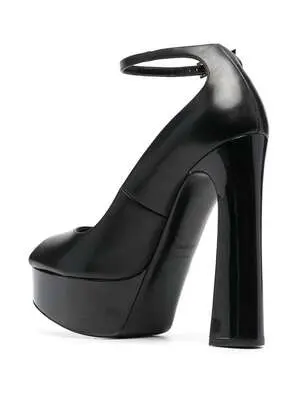 TOM FORD Padlock Charm Platform Pumps - Black