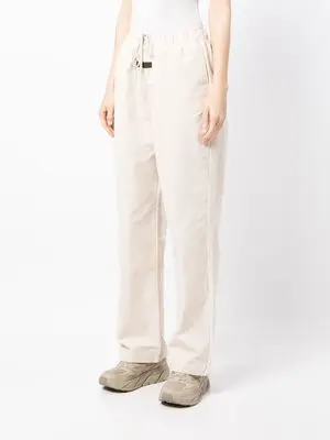 Fear Of God Light Beige Cotton Blend Logo Patch Track Pants