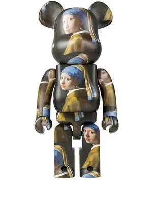 MEDICOM TOY Johannes Vermeer Be@rbrick 1000% Figure - Black