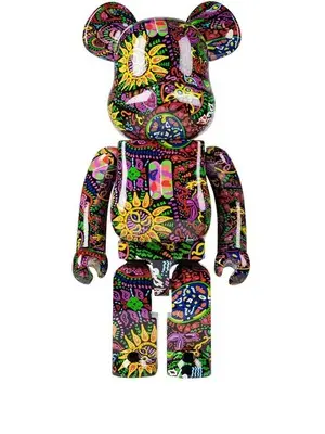 MEDICOM TOY Psychedelic Paisley Be@rbrick 1000% Figure - Black