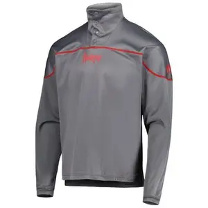 Adidas Nebraska Huskers Aeroready Knit Quarter-snap Jacket