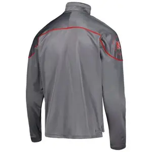 Adidas Nebraska Huskers Aeroready Knit Quarter-snap Jacket