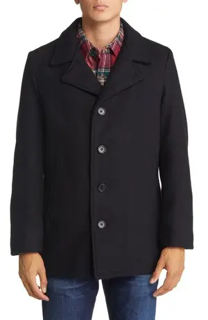 SCHOTT Wool Blend Car Coat