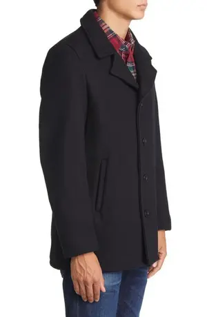 SCHOTT Wool Blend Car Coat