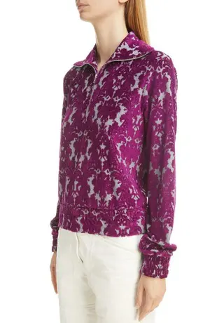 Dries Van Noten Hatvasa Wallpaper Jacquard Sweater
