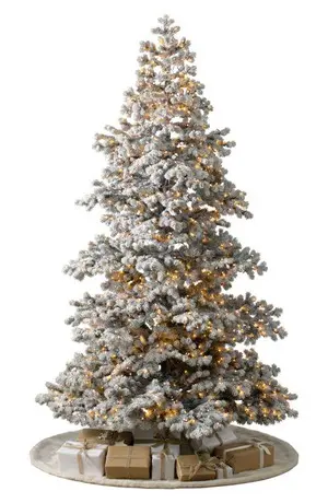 BALSAM HILL Frosted Yukon Spruce® Pre-lit Artificial Tree