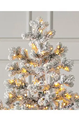 BALSAM HILL Frosted Yukon Spruce® Pre-lit Artificial Tree