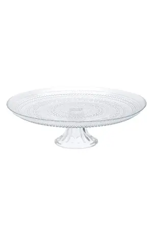 FORTESSA Jupiter Glass Cake Stand - Clear