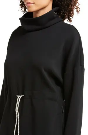 Varley Freya Funnel Neck Sweatshirt - Black