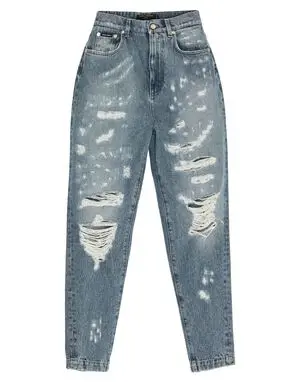 Dolce & Gabbana Tapered Embellished Jeans