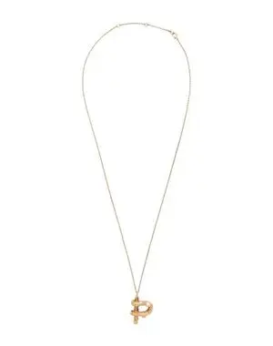 Chloé Necklace Brass, Mineral Glass