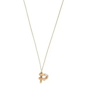 Chloé Necklace Brass, Mineral Glass
