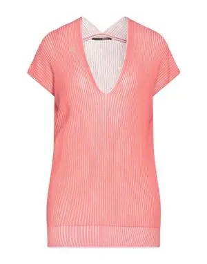 TORTONA 21 Knitted Double Face Sweater - Coral