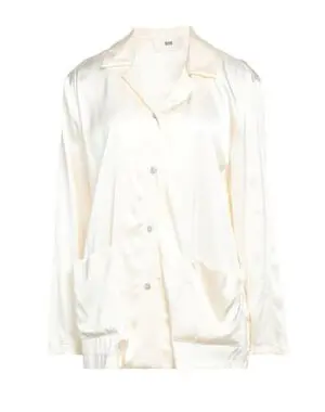 SOLOTRE Satin Shirt - White