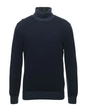 GRAN SASSO Turtleneck Knit Top Dark Blue
