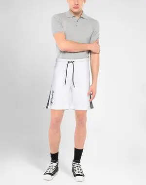 BIKKEMBERGS Cotton French Terry Shorts - White