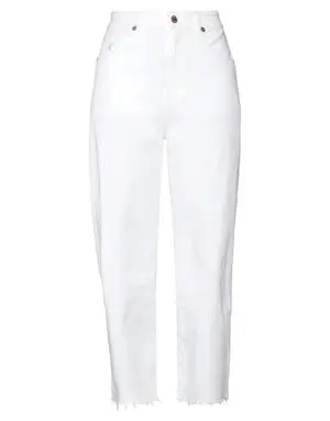AVANTGAR DENIM BY EUROPEAN CULTURE Avantgar Denim High Waisted Tapered Leg Gabardine Pants