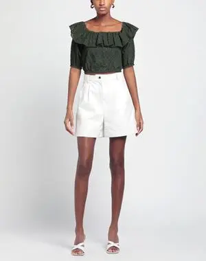 P.a.r.o.s.h Broderie Anglaise Off-the-shoulder Top
