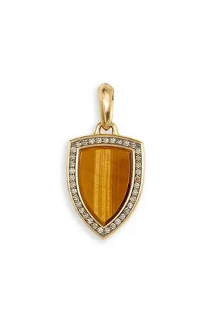 David Yurman David Yurman Shield Amulet 18k Yellow Gold