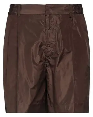 Valentino Garavani Satin High Waisted Shorts - Brown