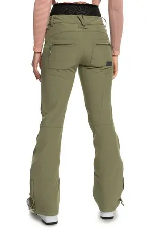 Roxy Waterproof Shell Snow Pants - Deep Lichen Green