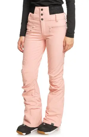 Roxy Waterproof Shell Snow Pants - Mellow Rose