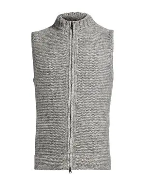 ZANONE Cotton, Alpaca Wool, And Wool Vest - Grey