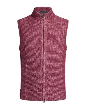 ZANONE Cotton, Alpaca Wool, And Wool Cardigan - Red