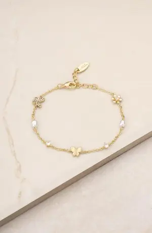 Ettika Butterfly Station Bracelet