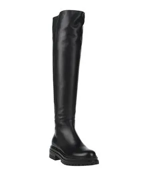 GIANVITO ROSSI Leather Over-the-knee Boots - Black