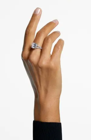 SWAROVSKI Stilla Square Cocktail Ring