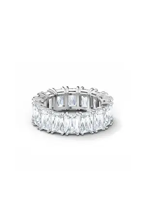 SWAROVSKI Matrix Ring - Silver/clear Crystal