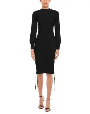 ANDREĀDAMO Midi Ribbed-knit Bodycon Dress