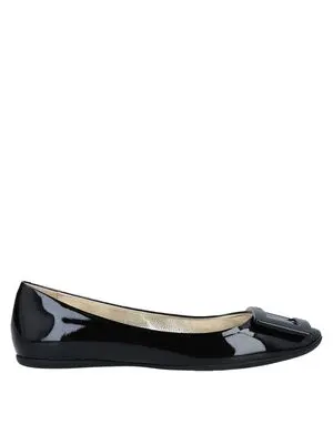 ROGER VIVIER Ballerinas In Leather - Black