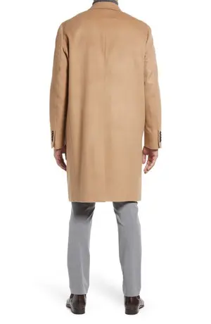 Cardinal Of Canada Thomas Wool & Cashmere Overcoat - Camel