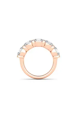 HAUTECARAT 5-stone Lab Created Diamond Ring - 18k Rose Gold
