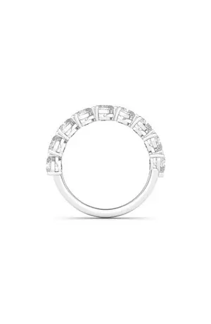 HAUTECARAT Heart Cut Lab-created Diamond Eternity Ring - White Gold