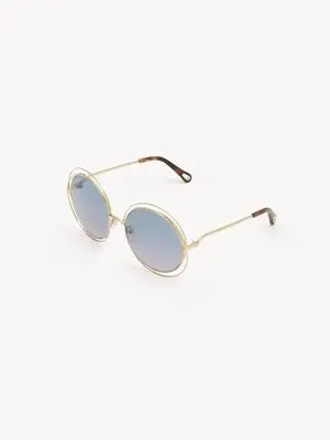 Chloé CHLOÉ Carlina Petite Sunglasses Gradient Azure To Lilac