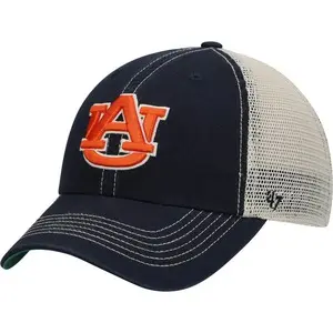 '47 Auburn Tigers Trawler Trucker Snapback Hat - Navy