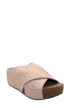 VOLATILE Dixie Dust Slide Sandal - Champagne