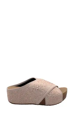 VOLATILE Dixie Dust Slide Sandal - Champagne