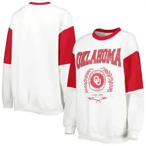 GAMEDAY COUTURE Oklahoma Sooners It's A Vibe Dolman Pullover Sweatshirt - White