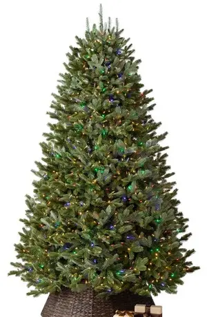 BALSAM HILL Bh Fraser Fir® Pre-lit Artificial Tree - Color And Clear Led