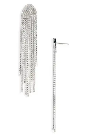 Baublebar Daniella Fringe Earrings - Silver