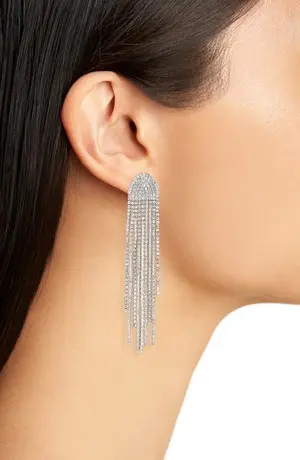 Baublebar Daniella Fringe Earrings - Silver
