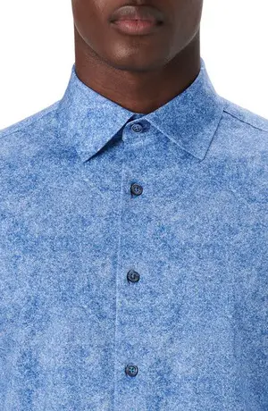 Bugatchi Ooohcotton® Button-up Shirt - Cobalt