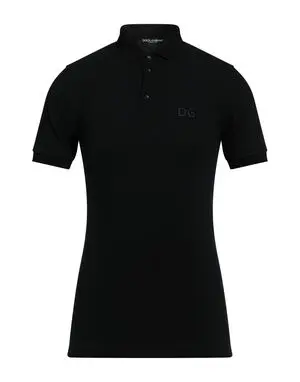 Dolce & Gabbana Polo Shirt Size Cotton - Black