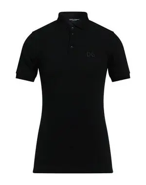Dolce & Gabbana Polo Shirt Size Cotton - Black