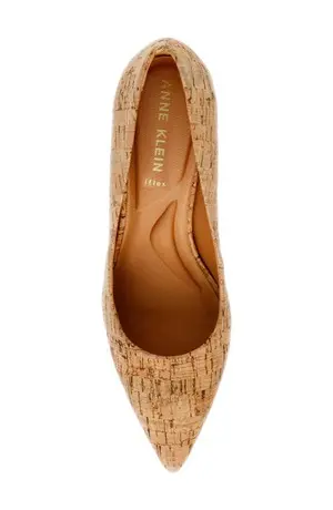 Anne Klein Benedette Pointed Toe Pump - Cork