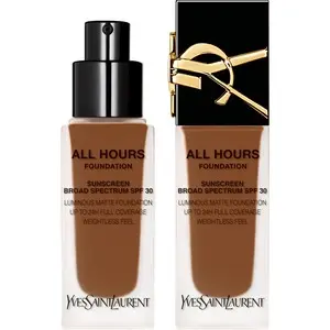 Saint Laurent All Hours Luminous Matte Foundation 24h Wear Spf 30 With Hyaluronic Acid Dn7